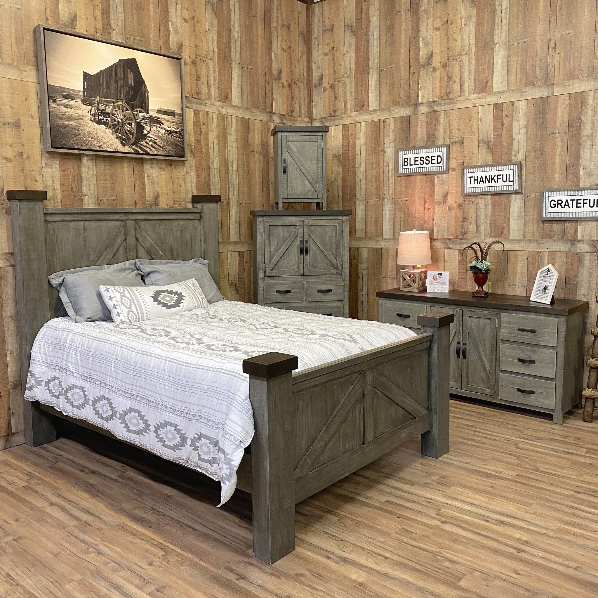 Weathered Farmhouse Bedroom Set